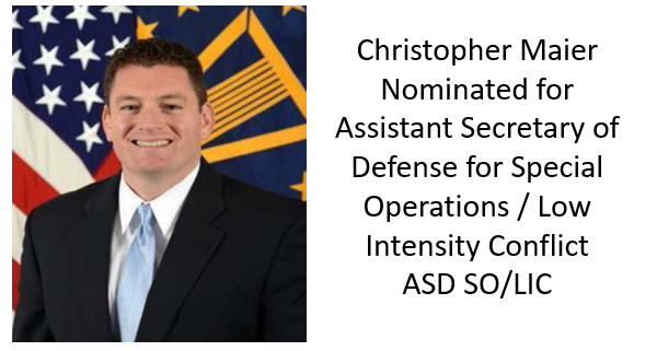 Chris Maier Nominated for ASD SO/LIC | SOF News