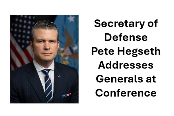 SecDef Addresses Generals and Admirals | SOF News